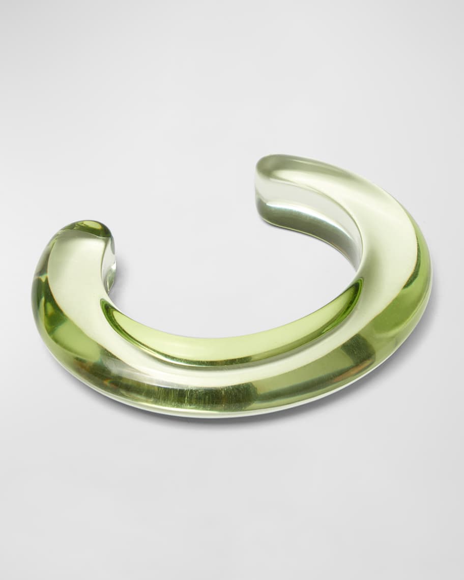 Lizzie Fortunato RIDGE CUFF IN LIME | Neiman Marcus