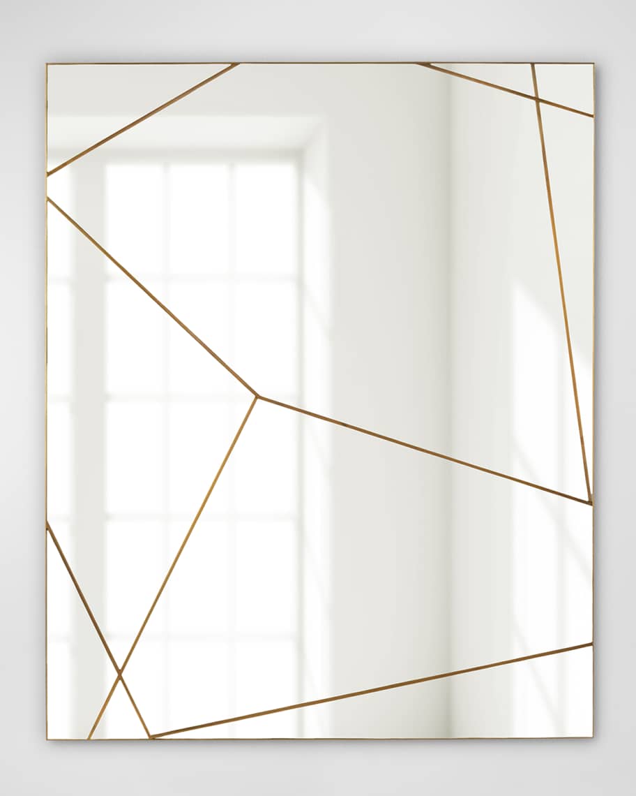 John-Richard Collection Vertice 60" Wall Mirror | Neiman Marcus