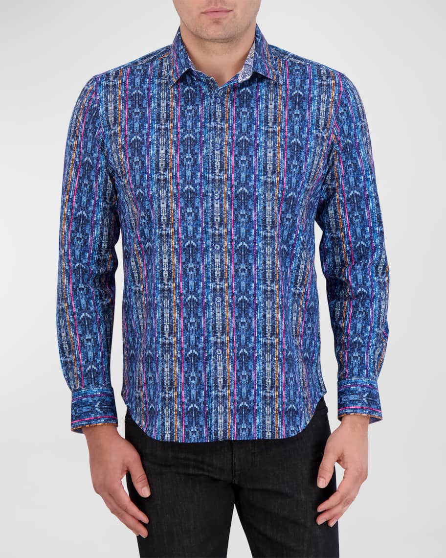 Robert Graham Men's Oasis Cotton-Stretch Sport Shirt | Neiman Marcus