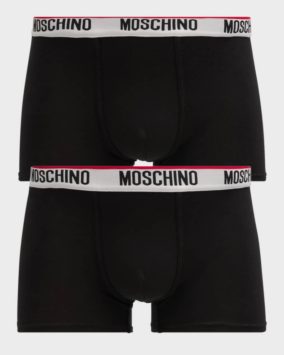 Moschino Men's 2-Pack Basic Trunks | Neiman Marcus