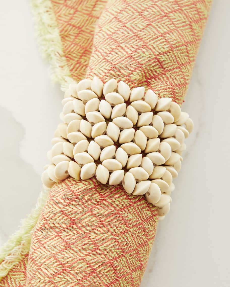 Deborah Rhodes Floral Wood Cuff Napkin Ring | Neiman Marcus