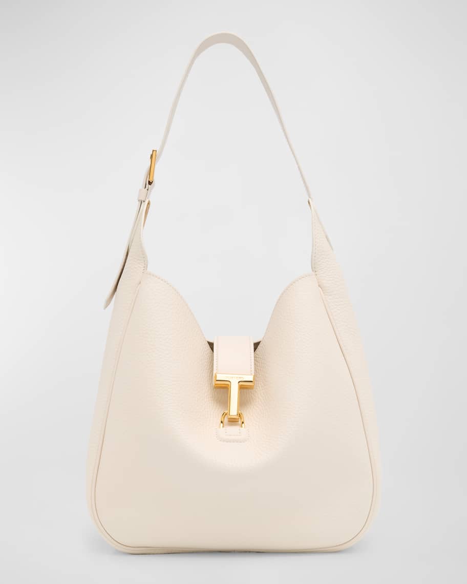 TOM FORD Monarch Medium Hobo Bag in Leather | Neiman Marcus