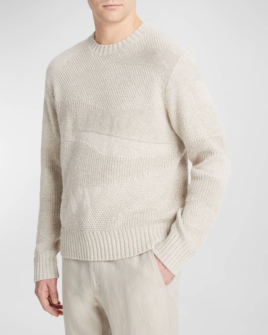 Vince Men's Linen Desertscape Sweater | Neiman Marcus