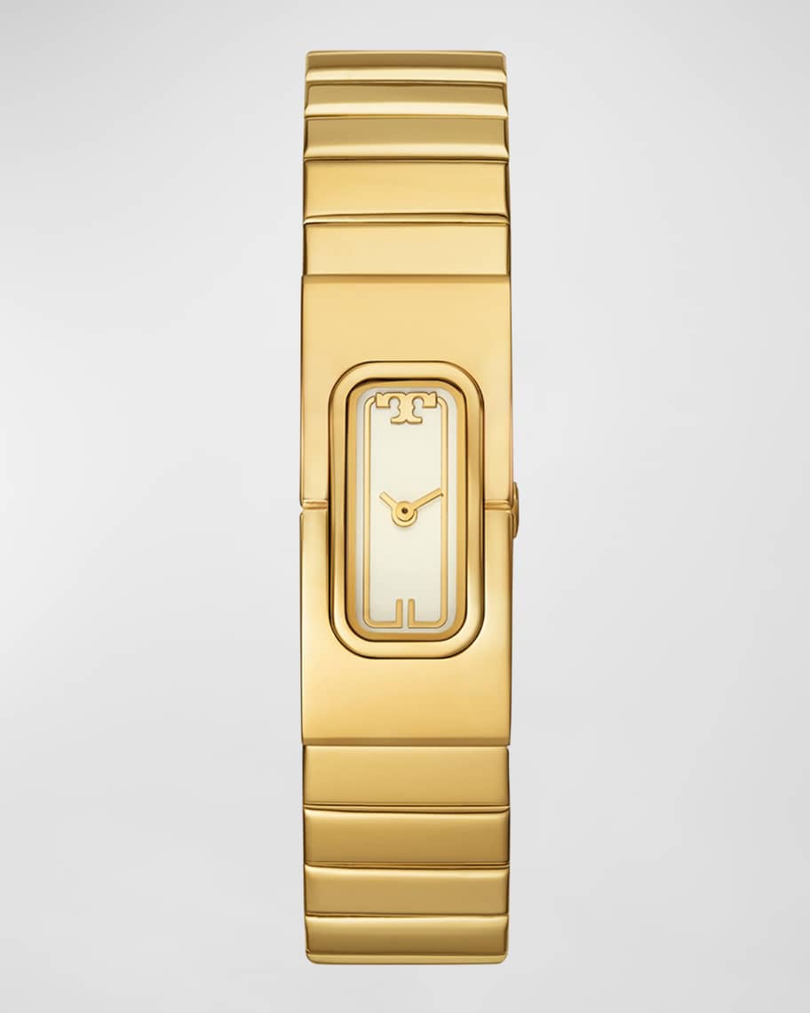 Tory Burch T Watch - Gold-Tone Stainless Steel | Neiman Marcus