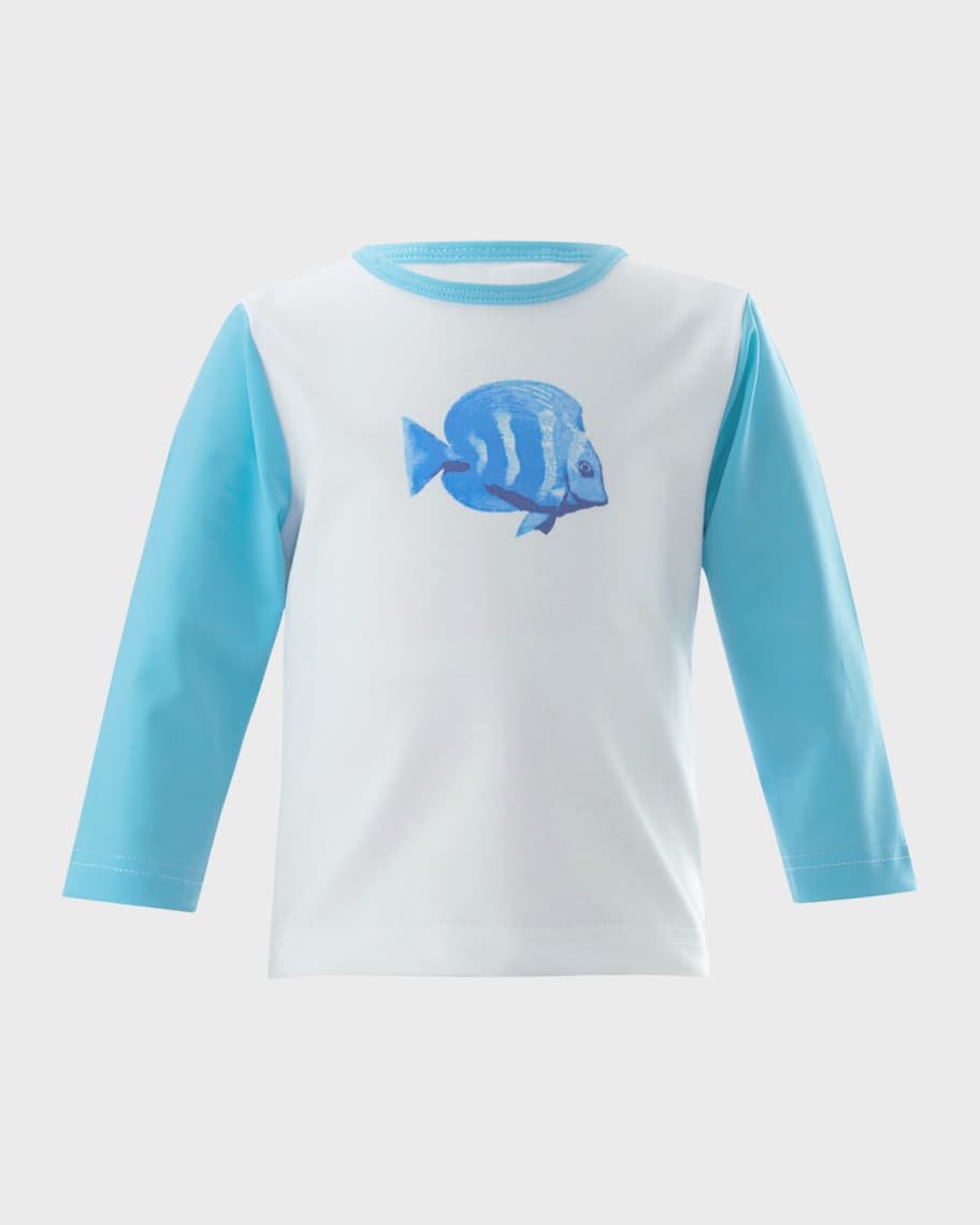 Rachel Riley Girl's Tropical Fish Rash Guard, Size 6M-24M | Neiman Marcus