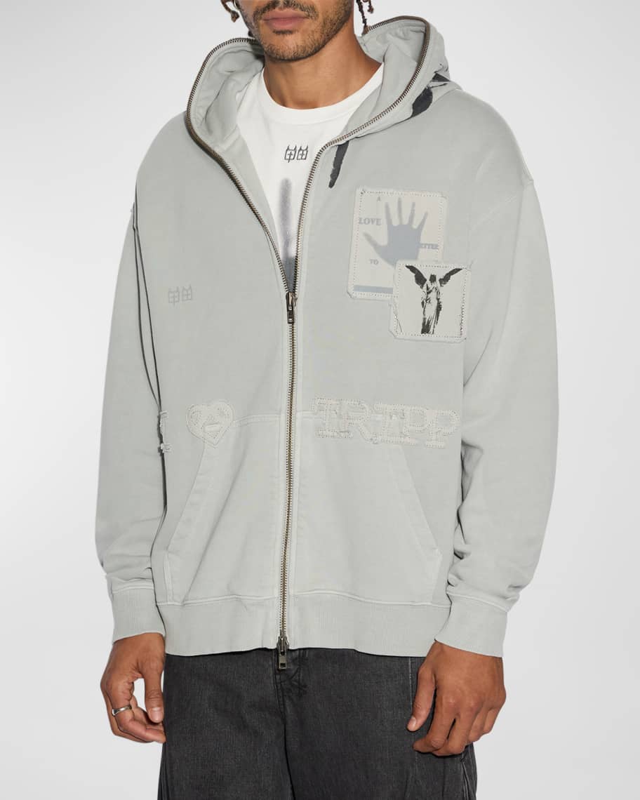 Ksubi x Trippie Redd Men's Zip Hoodie | Neiman Marcus