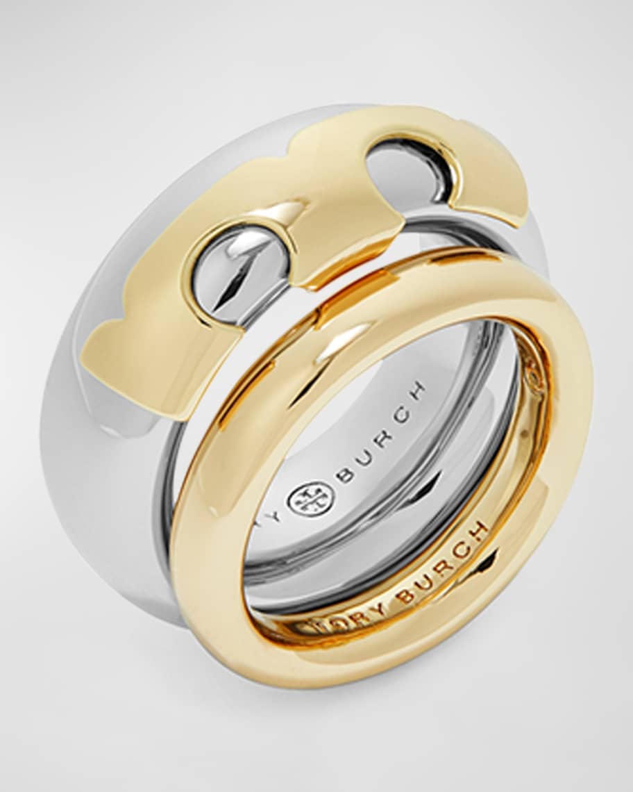 Tory Burch Essential Rings, Set of 2 | Neiman Marcus