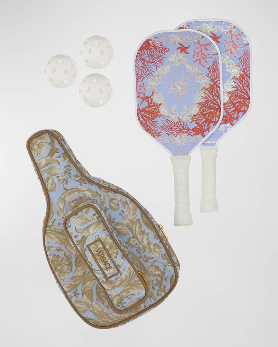 Versace Barocco Pickle Ball Kit | Neiman Marcus