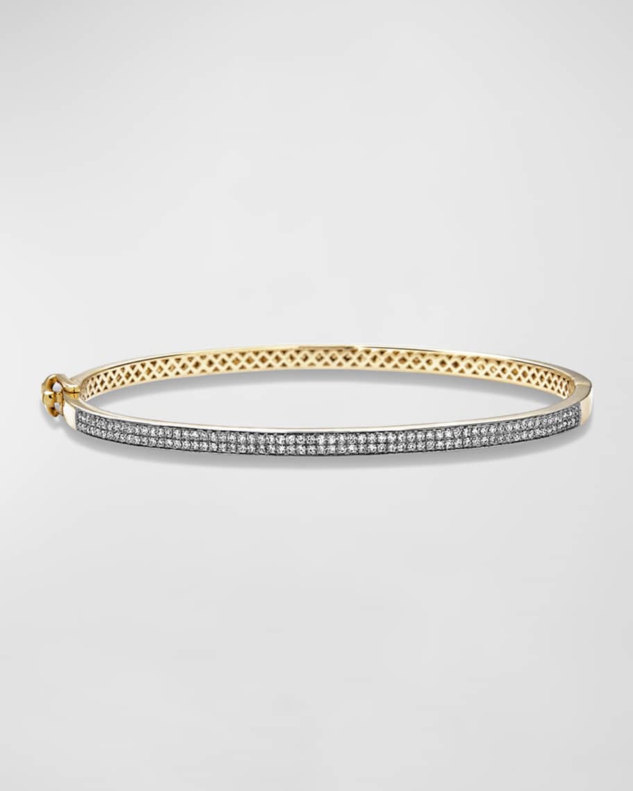 STONE AND STRAND Diamond Deuce Tennis Bangle | Neiman Marcus