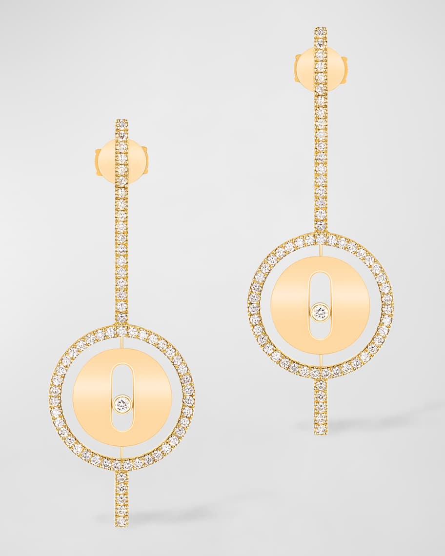 Messika Lucky Move 18K Arrow Diamond Earrings | Neiman Marcus