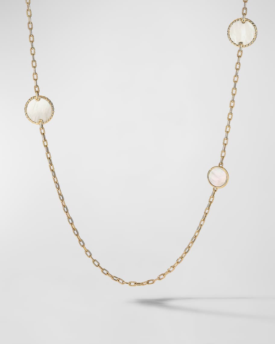 David Yurman DY Elements Reversible Station Necklace with Gemstones in ...