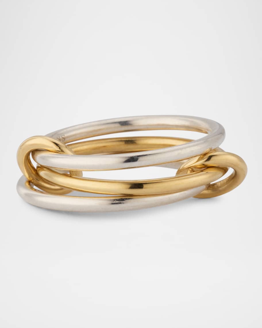 Spinelli Kilcollin Solarium 18K Yellow Gold and Sterling Silver Ring ...