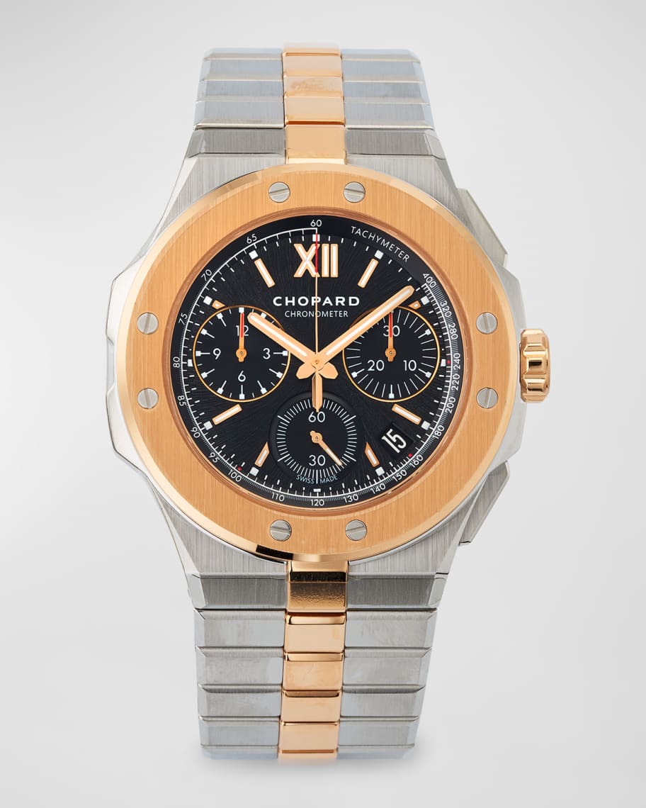 Chopard 44mm Alpine Eagle XL Chrono Watch, Two Tone | Neiman Marcus