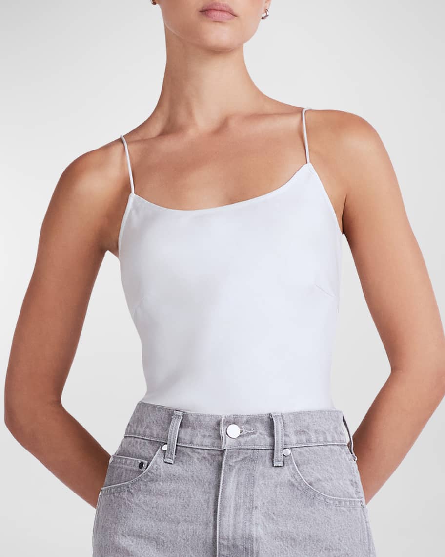 Derek Lam 10 Crosby Becca Double-Face Satin Cami | Neiman Marcus