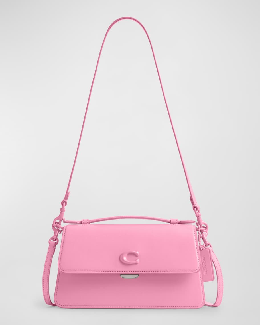 Coach Juno Monochrome Glovetanned Leather Shoulder Bag | Neiman Marcus