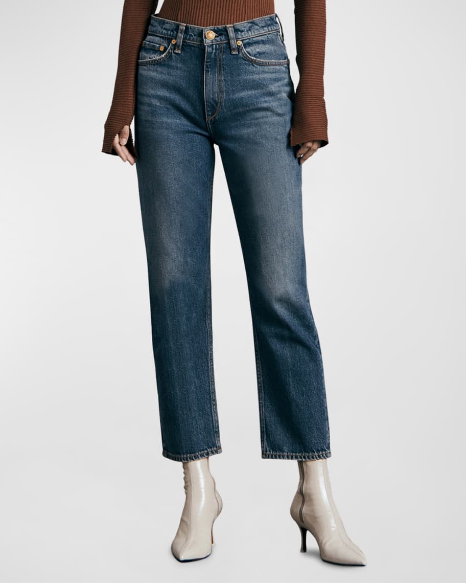 Rag & Bone Wren Slim Straight Ankle Jeans | Neiman Marcus