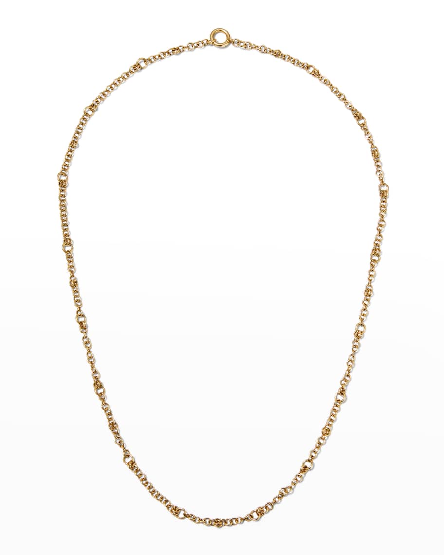 Spinelli Kilcollin 18k Yellow Gold Gravity Chain Necklace, 18"L ...