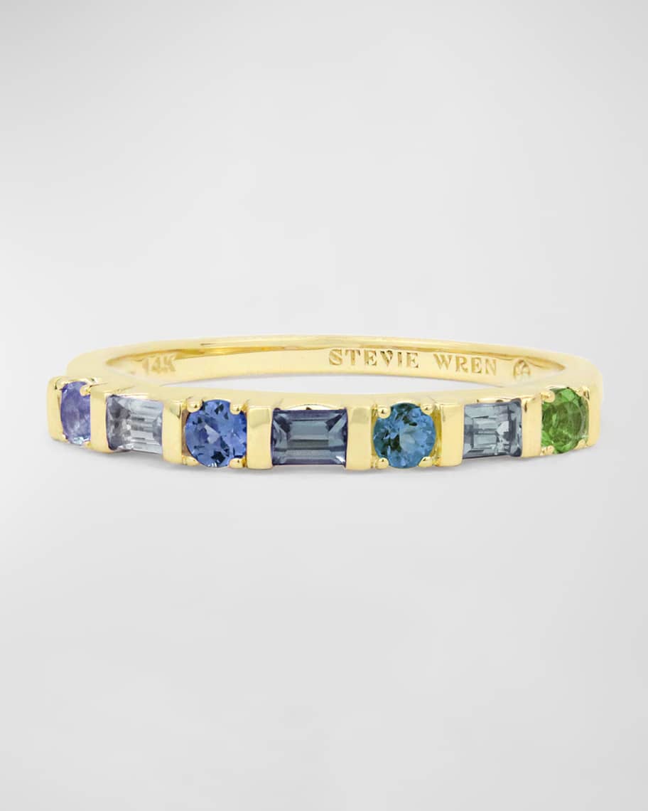 Stevie Wren 14k Yellow Gold Multi-Shape Stone Ring | Neiman Marcus