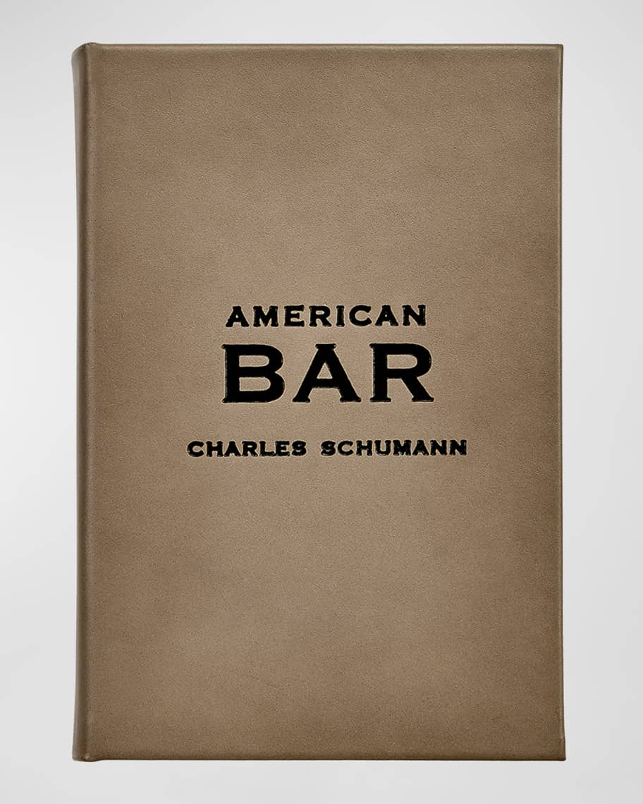 Graphic Image "American Bar" Leather Edition Book | Neiman Marcus