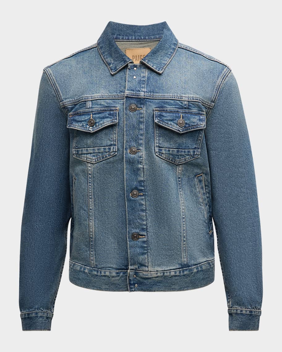 PAIGE Men's Scout Denim Jacket | Neiman Marcus