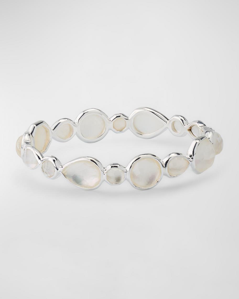 Ippolita Sterling Silver Rock Candy® Mother-of-Pearl Hinged Bangle ...