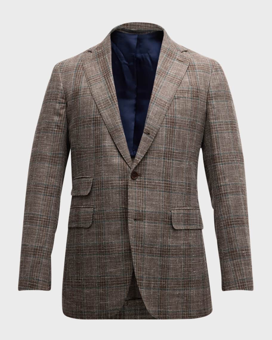 Sid Mashburn Men's Kincaid No. 2 Plaid Hopsack Sport Coat | Neiman Marcus