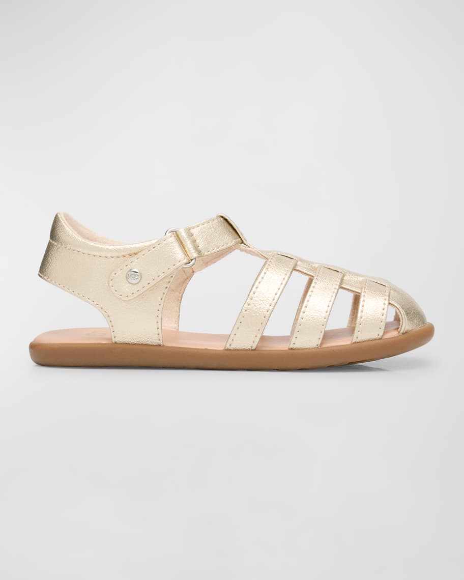 UGG Girl's Kolding Synthetic Leather Sandals, Baby/Toddler | Neiman Marcus