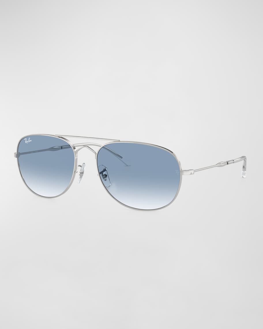 Ray-Ban Gradient Metal Aviator Sunglasses, 57mm | Neiman Marcus