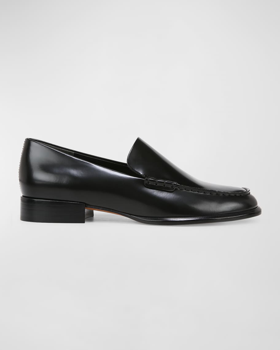 Vince Naomi Sleek Leather Loafers | Neiman Marcus
