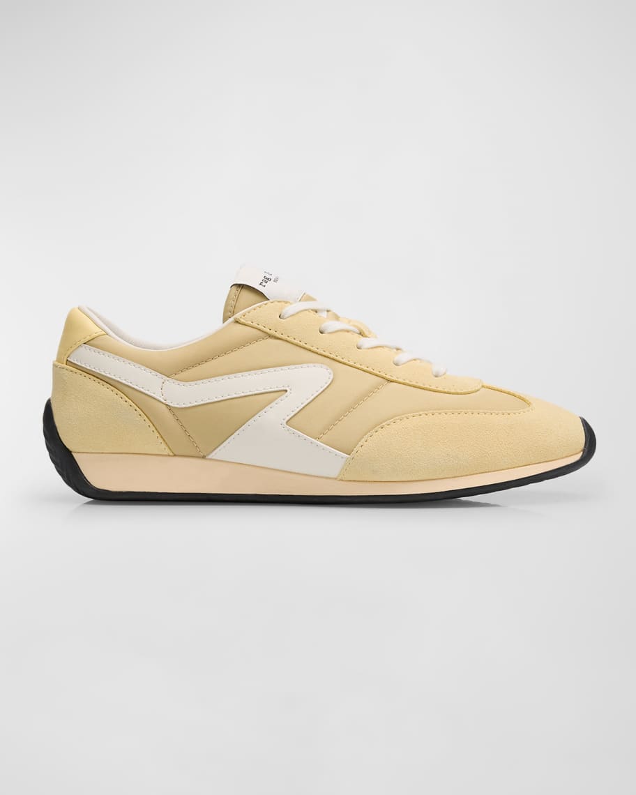 Rag & Bone Retro Mixed Leather Runner Sneakers | Neiman Marcus