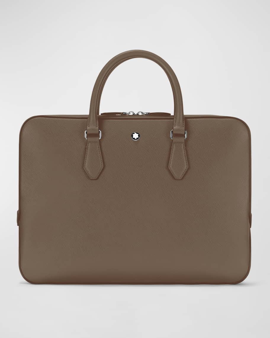 Montblanc Men's Sartorial Thin Leather Briefcase | Neiman Marcus