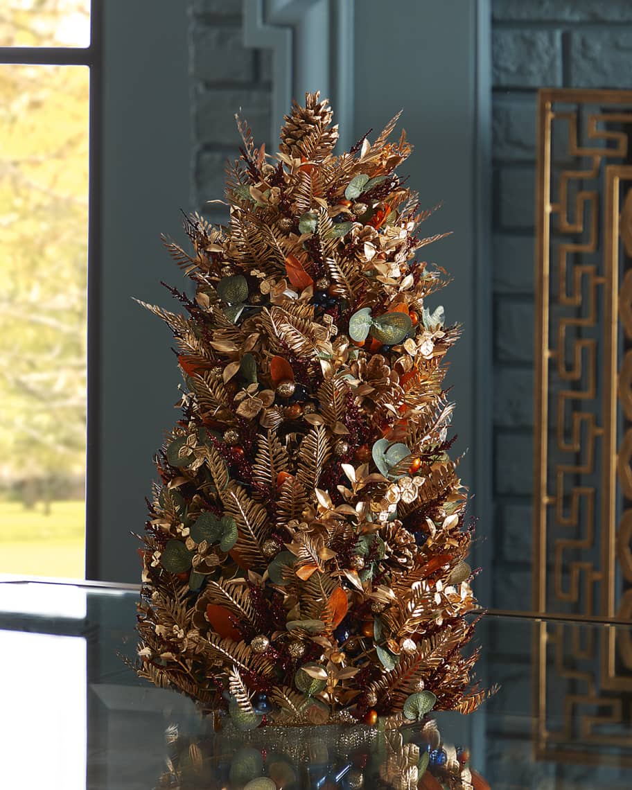 Salzburg Creations 18" Gracious Harvest Christmas Tree | Neiman Marcus