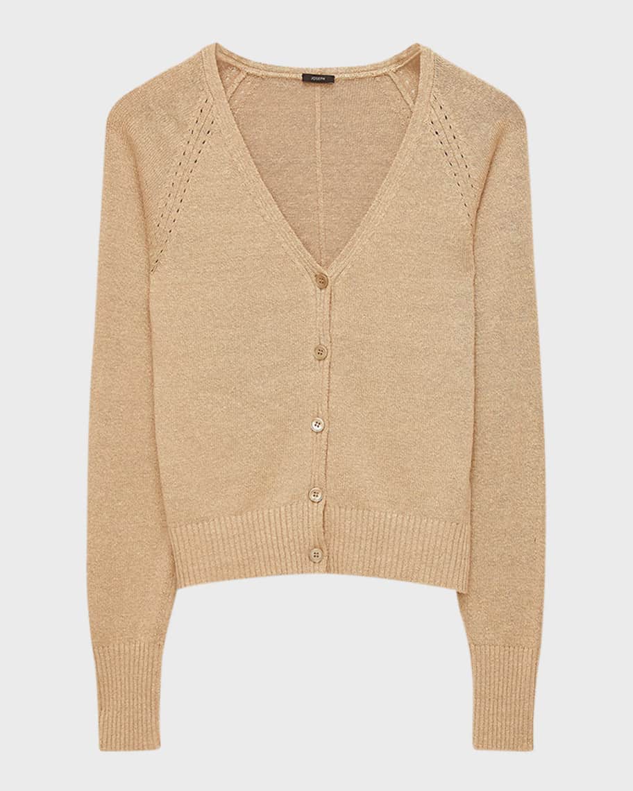 Joseph Raglan-Sleeve Button-Down Cardigan | Neiman Marcus