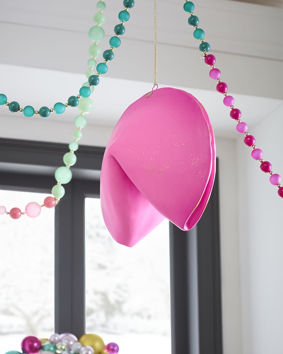 Glitterville Hot Pink Fortune Cookie Display, 12" | Neiman Marcus