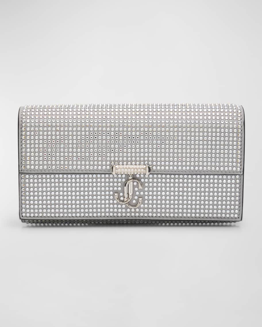 Jimmy Choo Avenue Embellished Wallet on Chain | Neiman Marcus