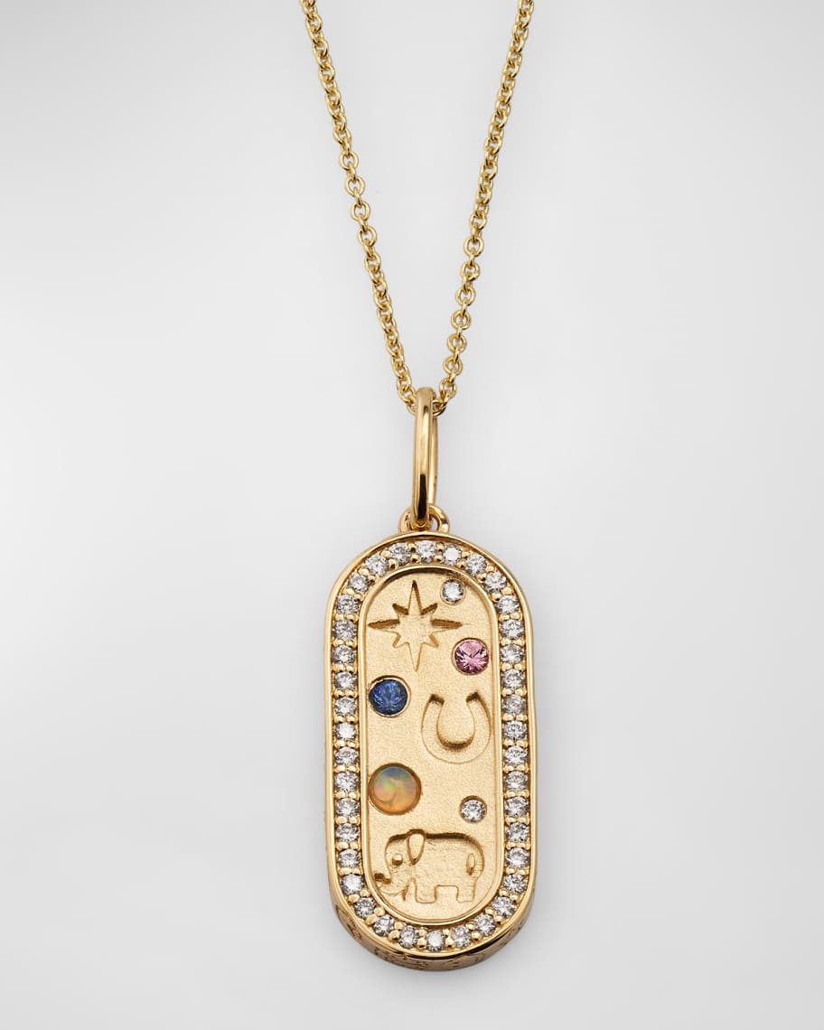 Sydney Evan Iconography Stadium Charm Necklace | Neiman Marcus