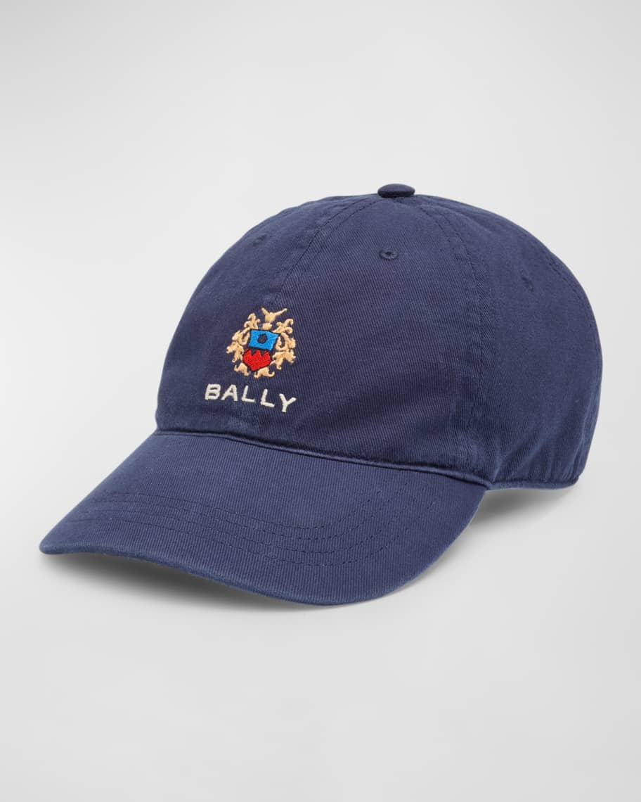 Bally Men's Embroidered Logo Crest Baseball Cap | Neiman Marcus