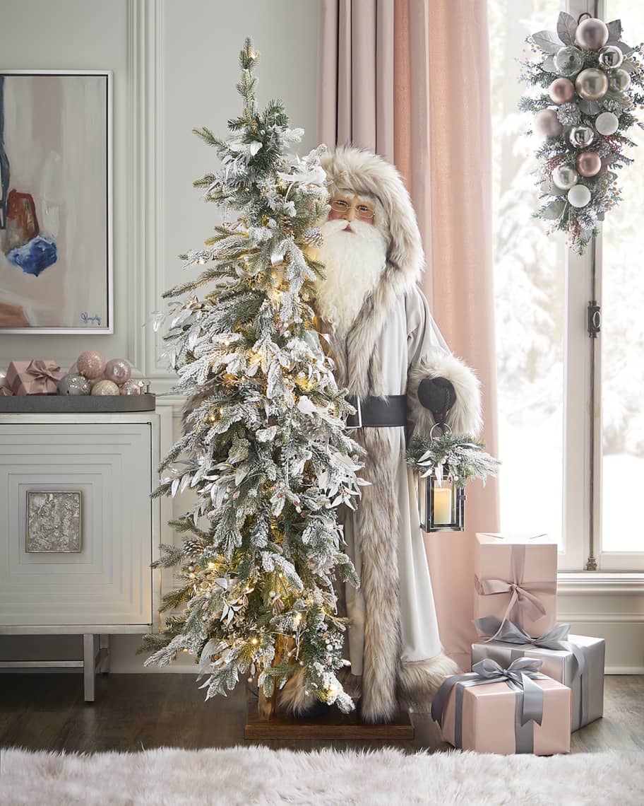 Ditz Designs By The Hen House Life-Size Cherubim Santa, 57" | Neiman Marcus