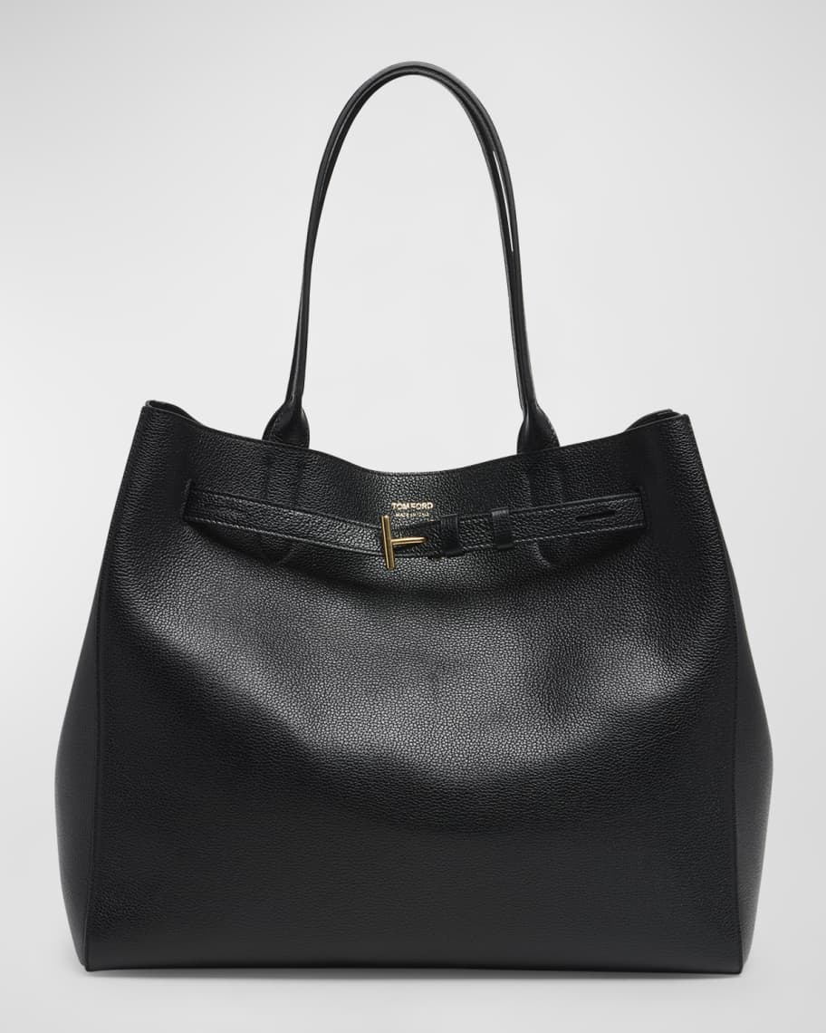 TOM FORD Audrey Large Tote Bag in Grain Leather | Neiman Marcus