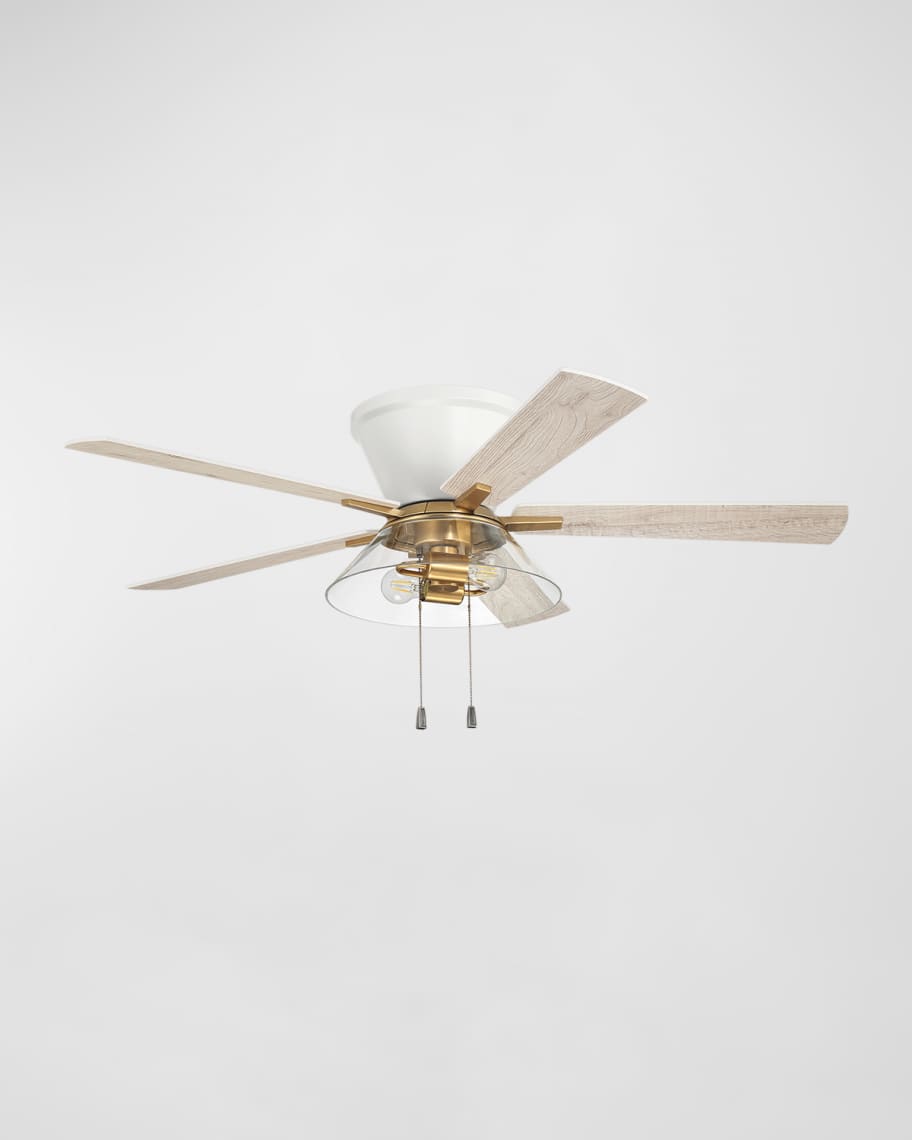 Ellington Insight 52" Flush Mount Ceiling Fan with LED Light Kit ...