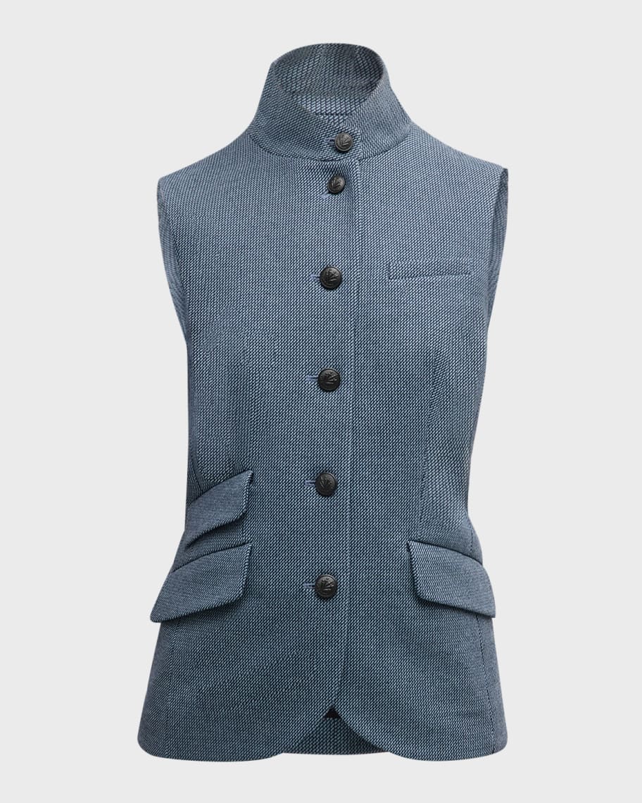 Rag & Bone Slade Italian Jacquard Vest | Neiman Marcus