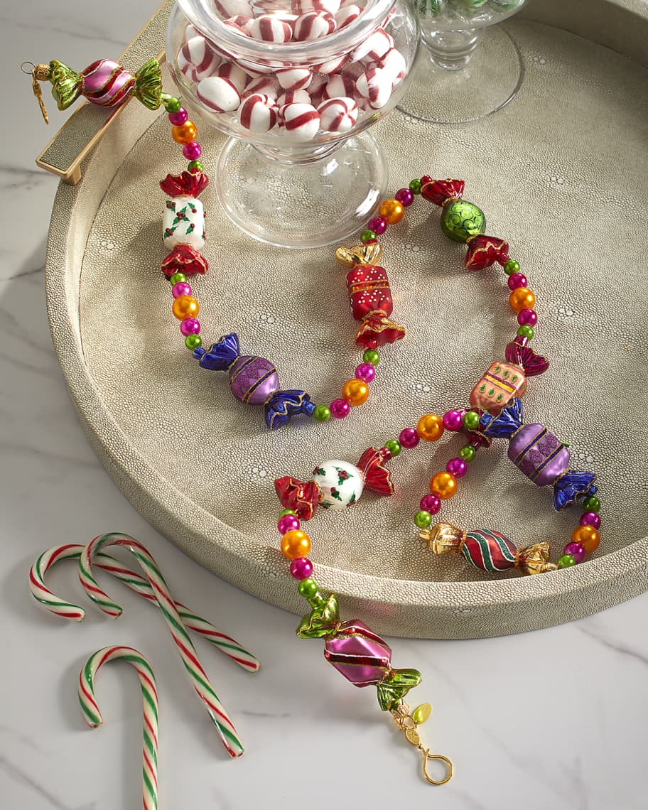 Sweet Savannah 54" Glass Candy Garland | Neiman Marcus