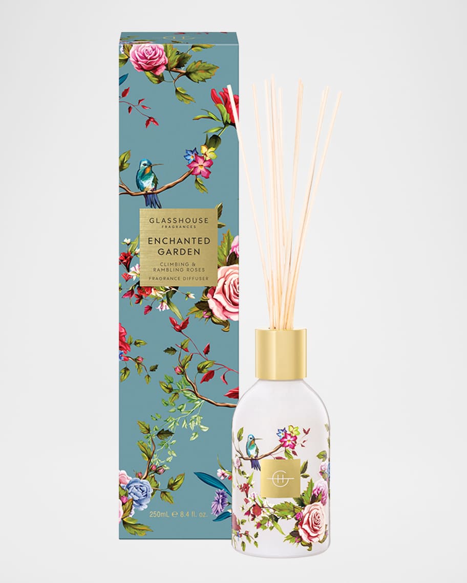 GLASSHOUSE FRAGRANCES Enchanted Garden Diffuser, 8.4 oz. | Neiman Marcus