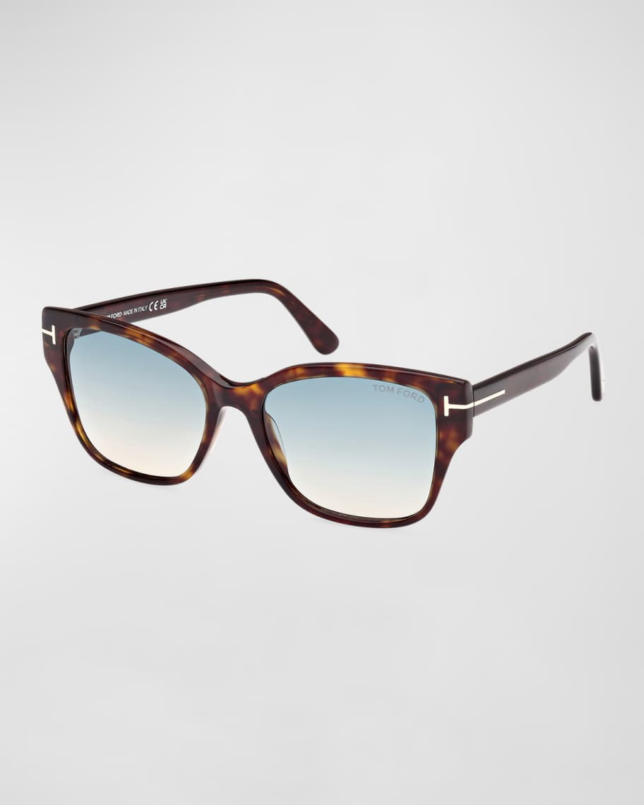 TOM FORD Elsa Acetate Butterfly Sunglasses | Neiman Marcus