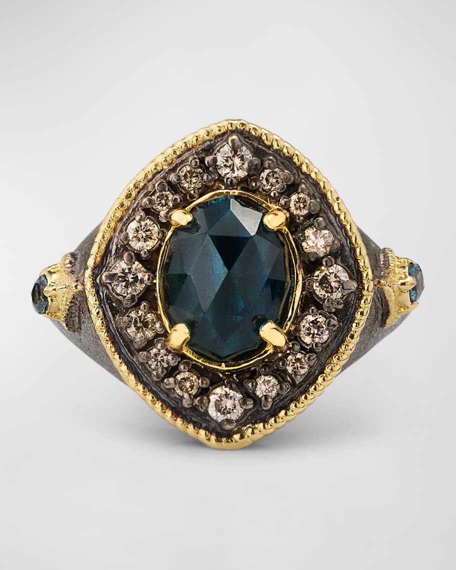 Armenta London Blue Topaz Statement Ring | Neiman Marcus