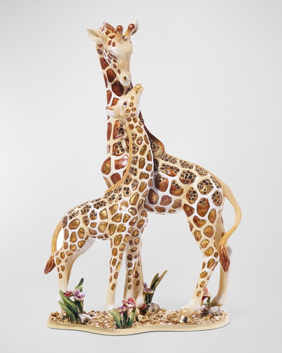 Jay Strongwater Mother and Baby Giraffe Tabletop Object | Neiman Marcus
