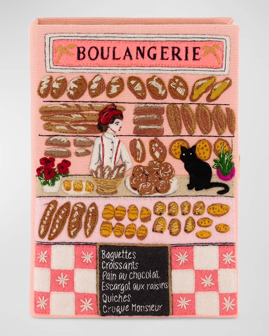 Olympia Le-Tan Boulangerie Book Clutch Bag | Neiman Marcus