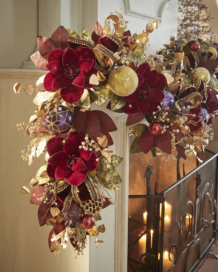Neiman Marcus 6' Spiritual Christmas Prelit Garland | Neiman Marcus