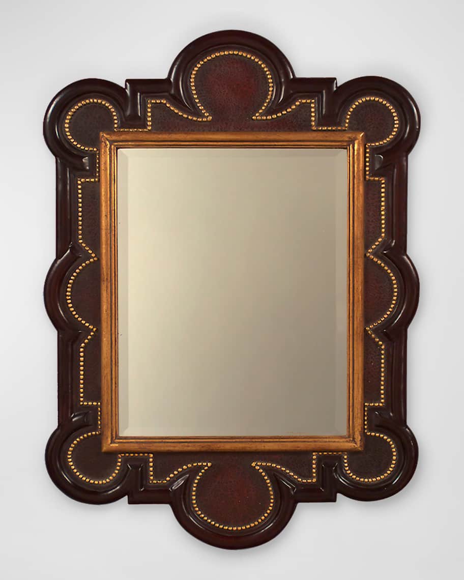 Friedman Brothers 7026 Crackled Wood Wall Mirror - 56" | Neiman Marcus