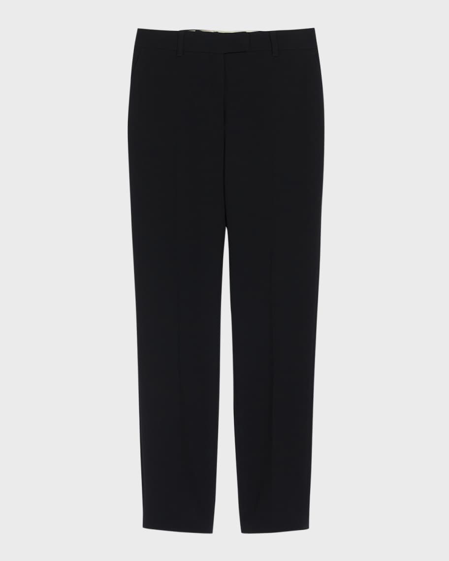 Max Mara Studio Jerta Cropped Straight-Leg Pants | Neiman Marcus